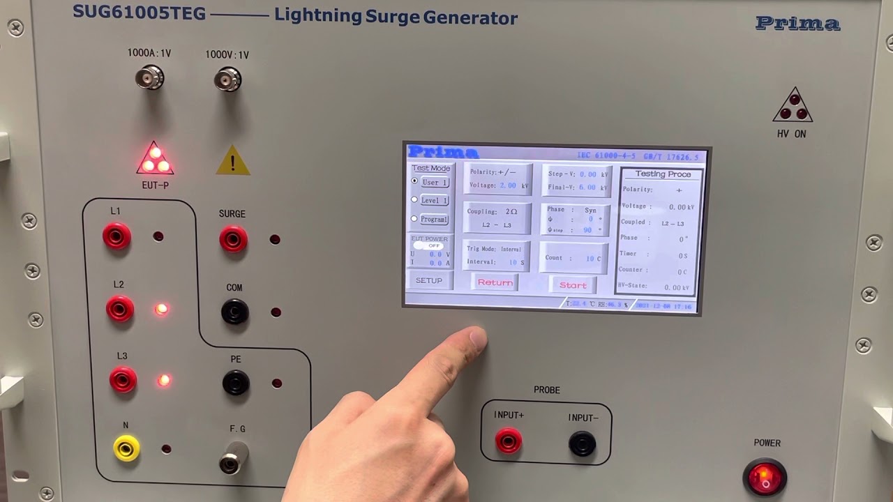 Prima Surge Tester SUG61005TEG - YouTube