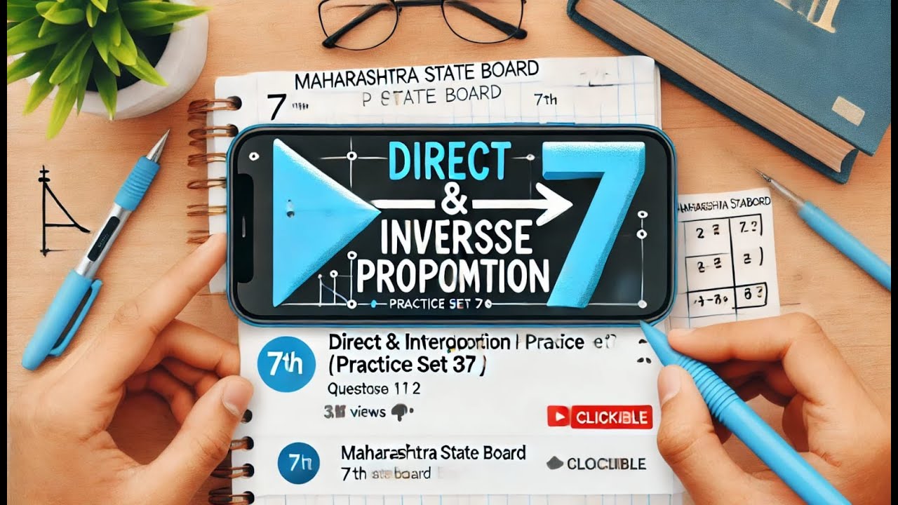 Question No.1 & 2 | 7th Maths | Parctice Set 37 | Chapter 9 Direct Proportion and Inverse ...