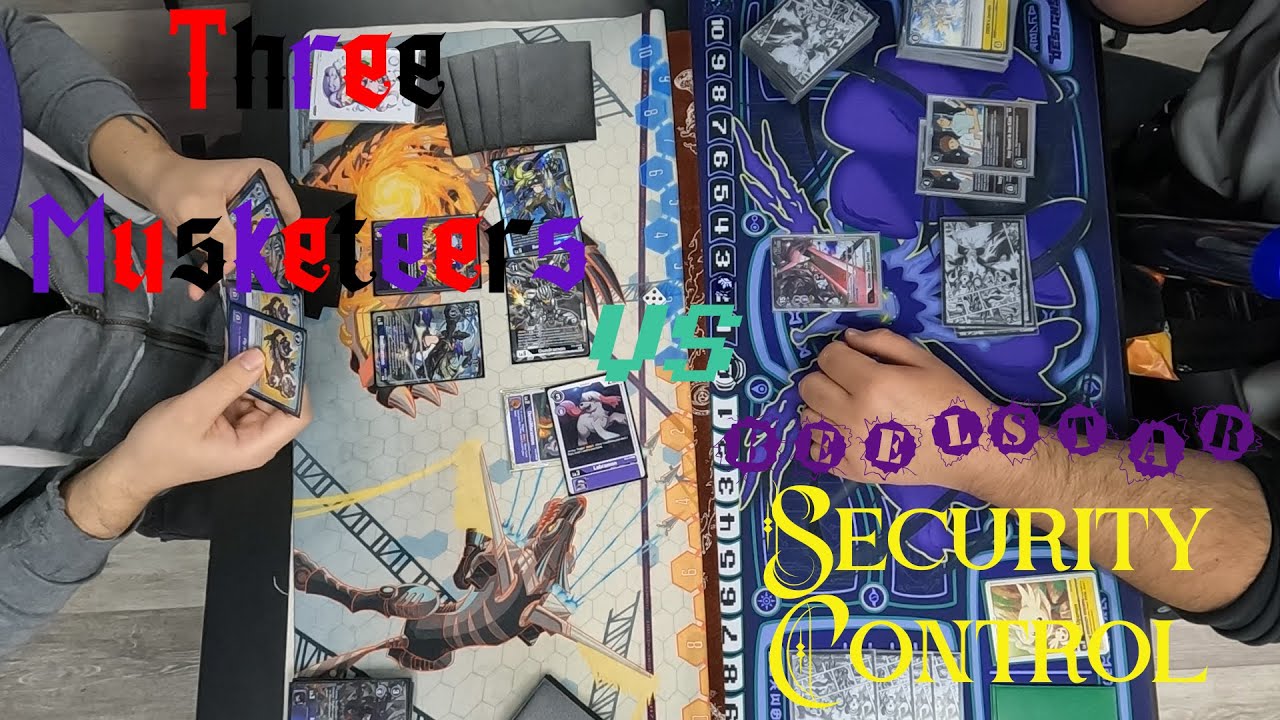 Digimon TCG BT6 Three Musketeers VS BeelStar Security Control Finals ...