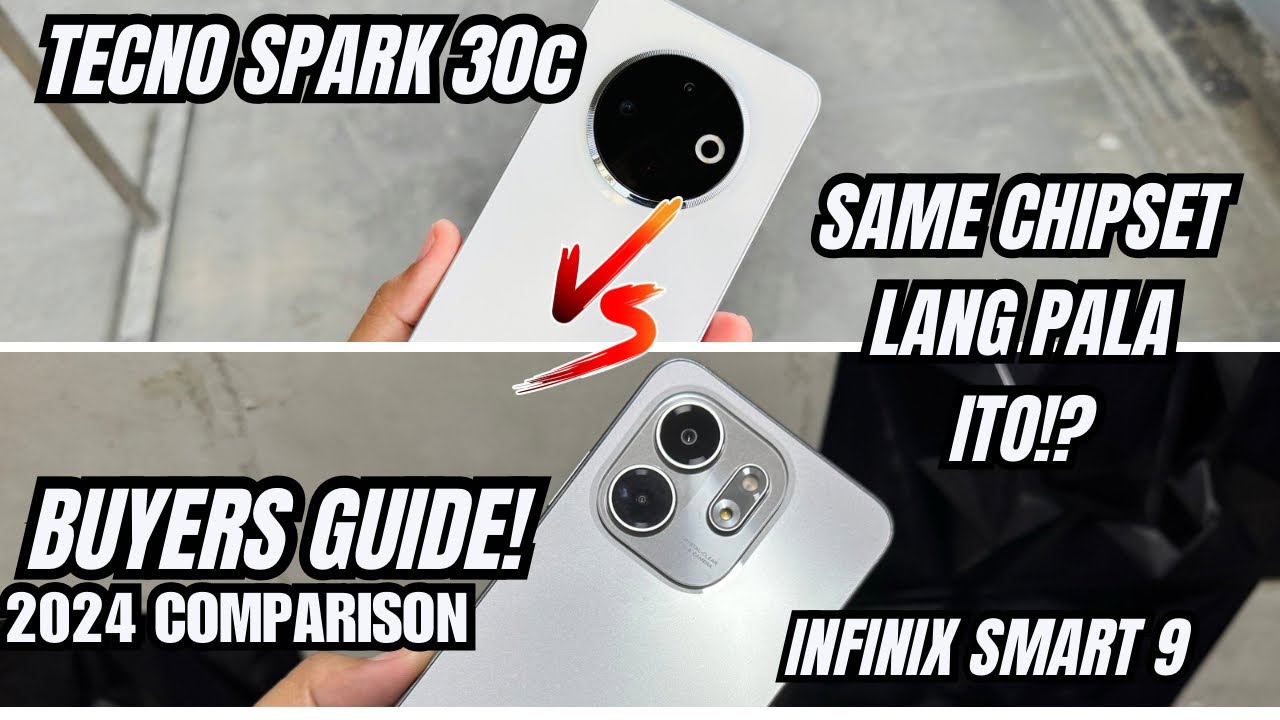 TECNO SPARK 30C VS INFINIX SMART 9: SAME CHIPSET LANG PALA TO! PHONE ...