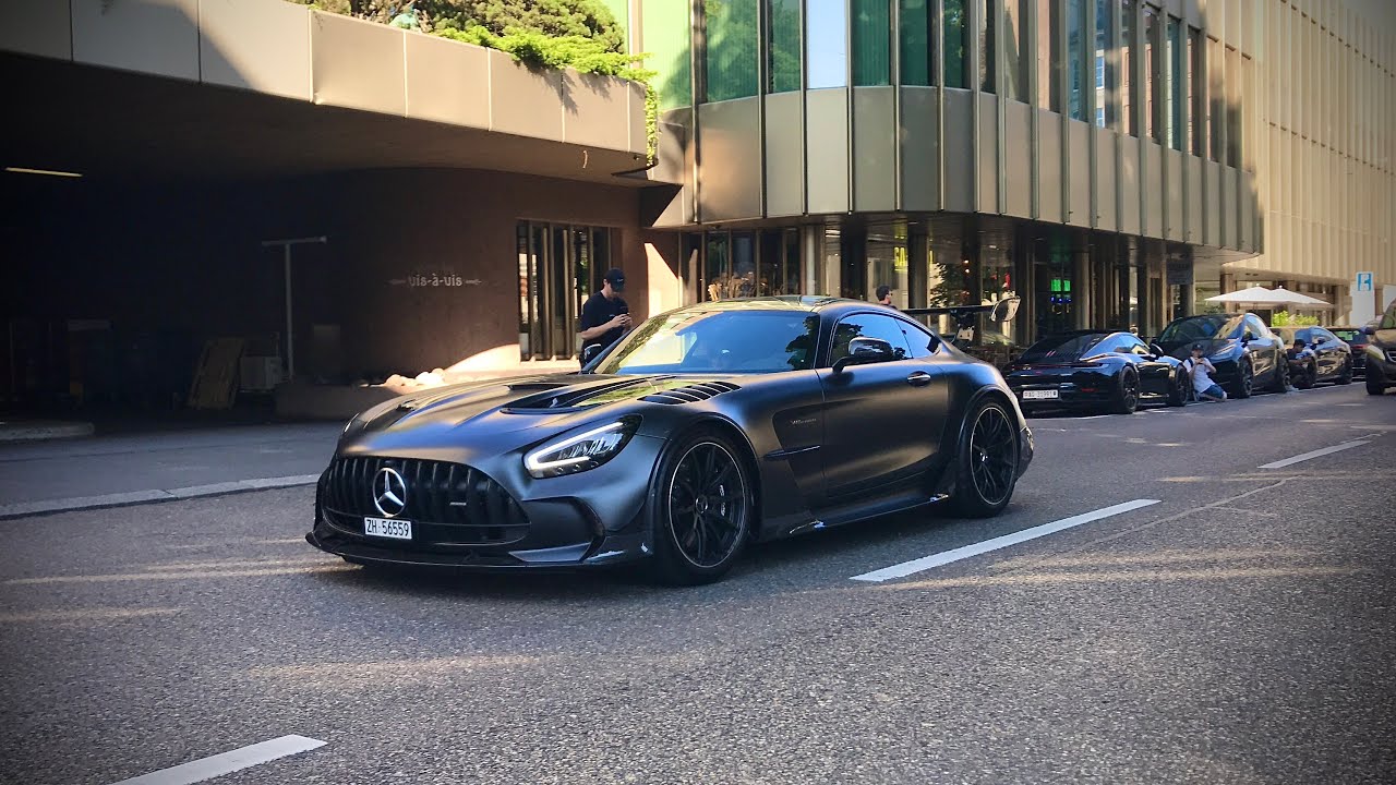 Carspotting in Zürich #01 - AMG GT BS, 992 GT3RS, F12TDF, 2x SVJ, GT2RS ...