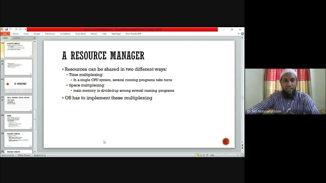 Lecture 02 - Operating System (CSE 3509) Motaharul Islam - YouTube