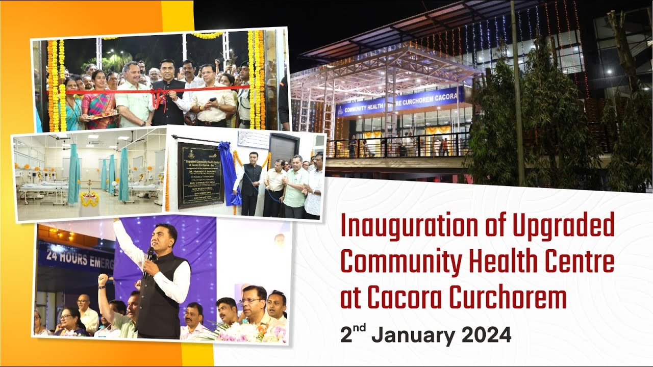 LIVE : Inauguration of Upgraded Community Health Centre at Cacora ...