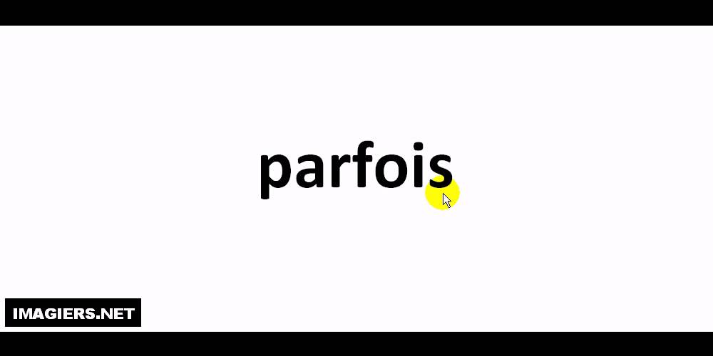 French pronunciation = parfois - YouTube