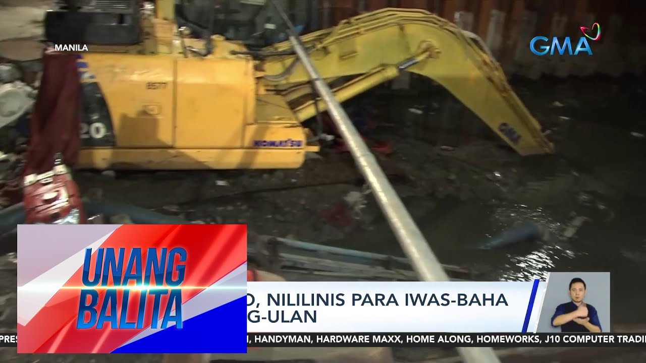 Ilang estero, nililinis para iwas-baha ngayong tag-ulan | Unang Balita ...