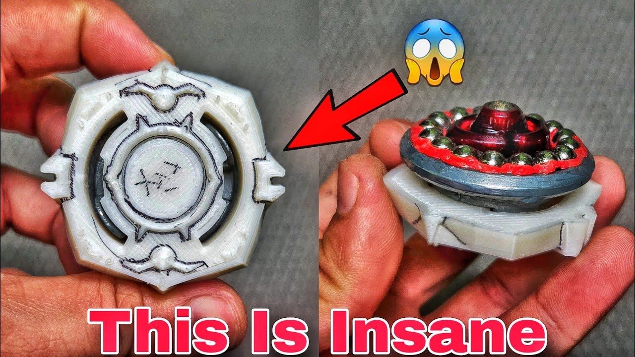 This 3d Printed Beyblade Is Amazing - YouTube