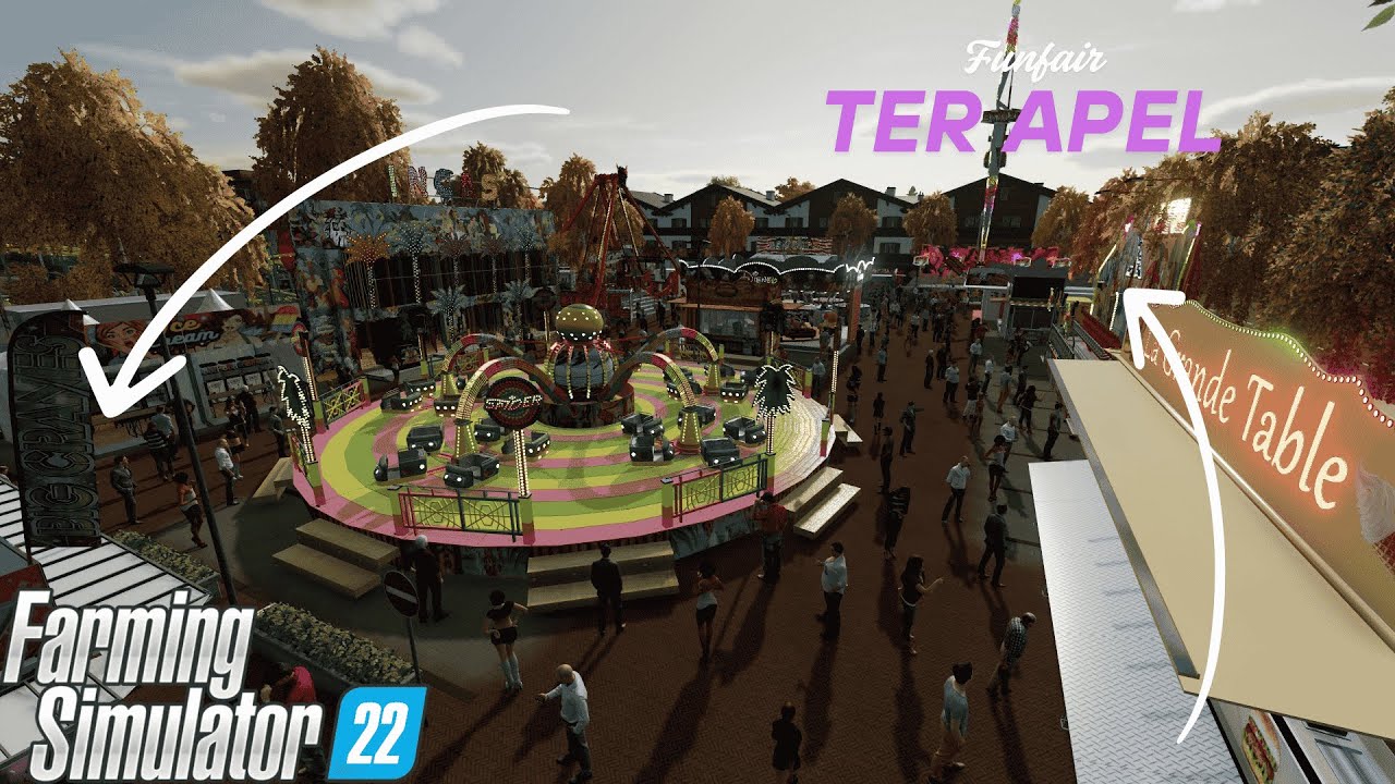 #fs22 Funfair in Ter Apel 2K25 - YouTube