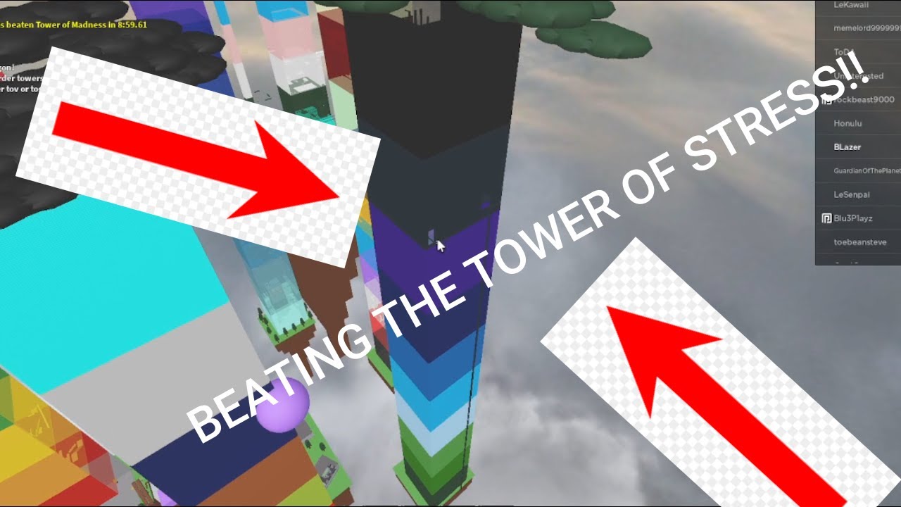 BEATING THE TOWER OF STRESS!! | Roblox JToH - YouTube