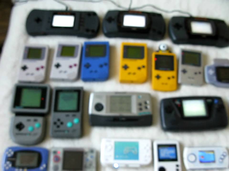 Handheld Console Collection - April 2010 Updated - YouTube