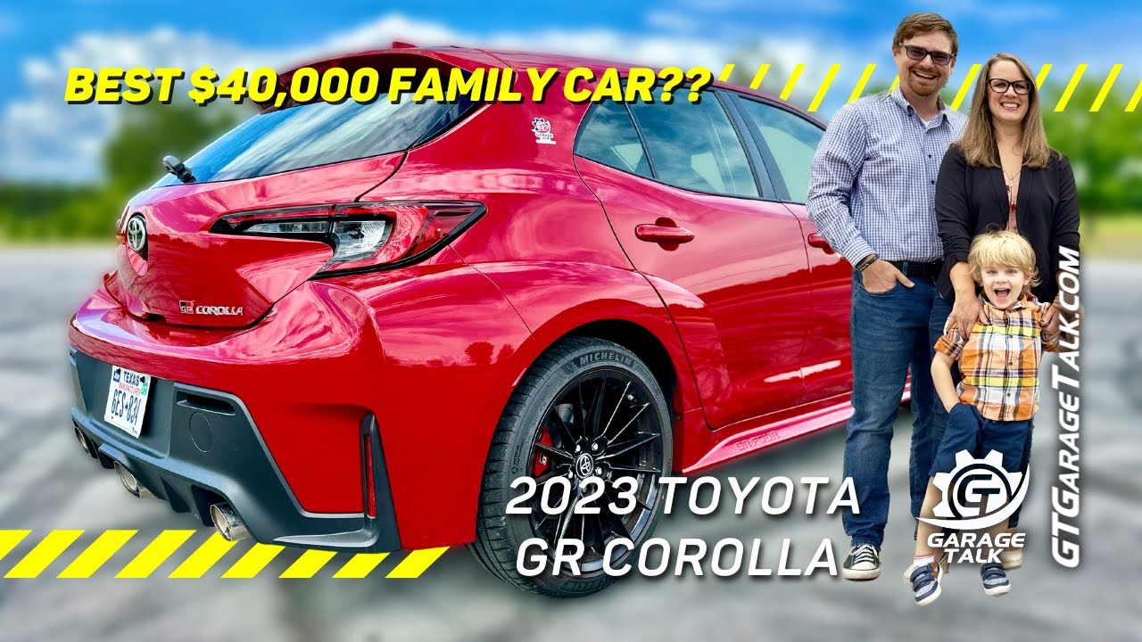 2023 Toyota GR Corolla Family Review with Child Seat Installation - YouTube