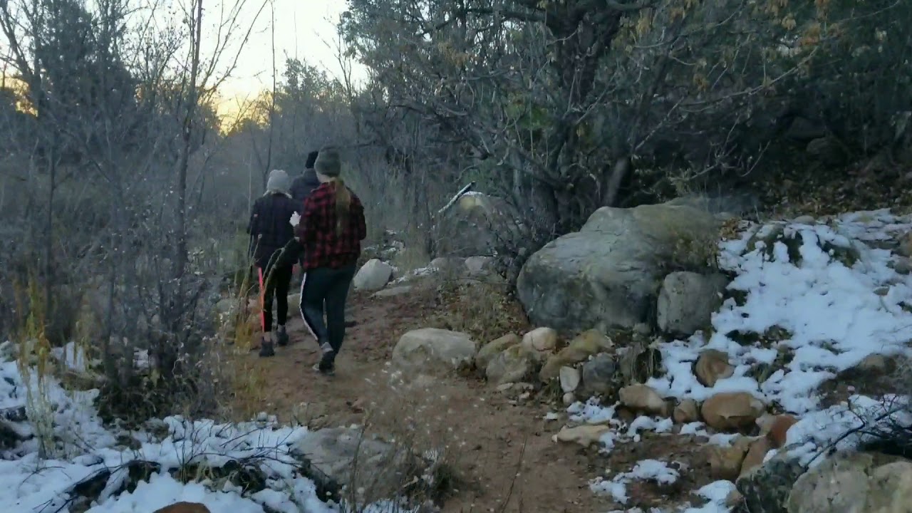 Red Rock snow day. - YouTube