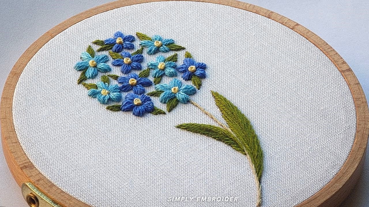 Very Simple Flower Tricks! Easy and Beautiful Embroidery Designs ...