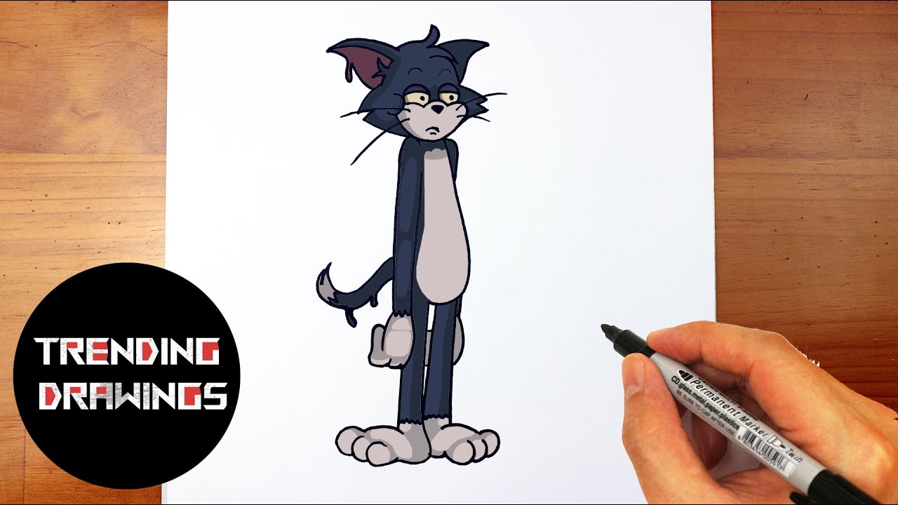 How To Draw FNF MOD Character - Alien Cat Easy Step by Step - YouTube