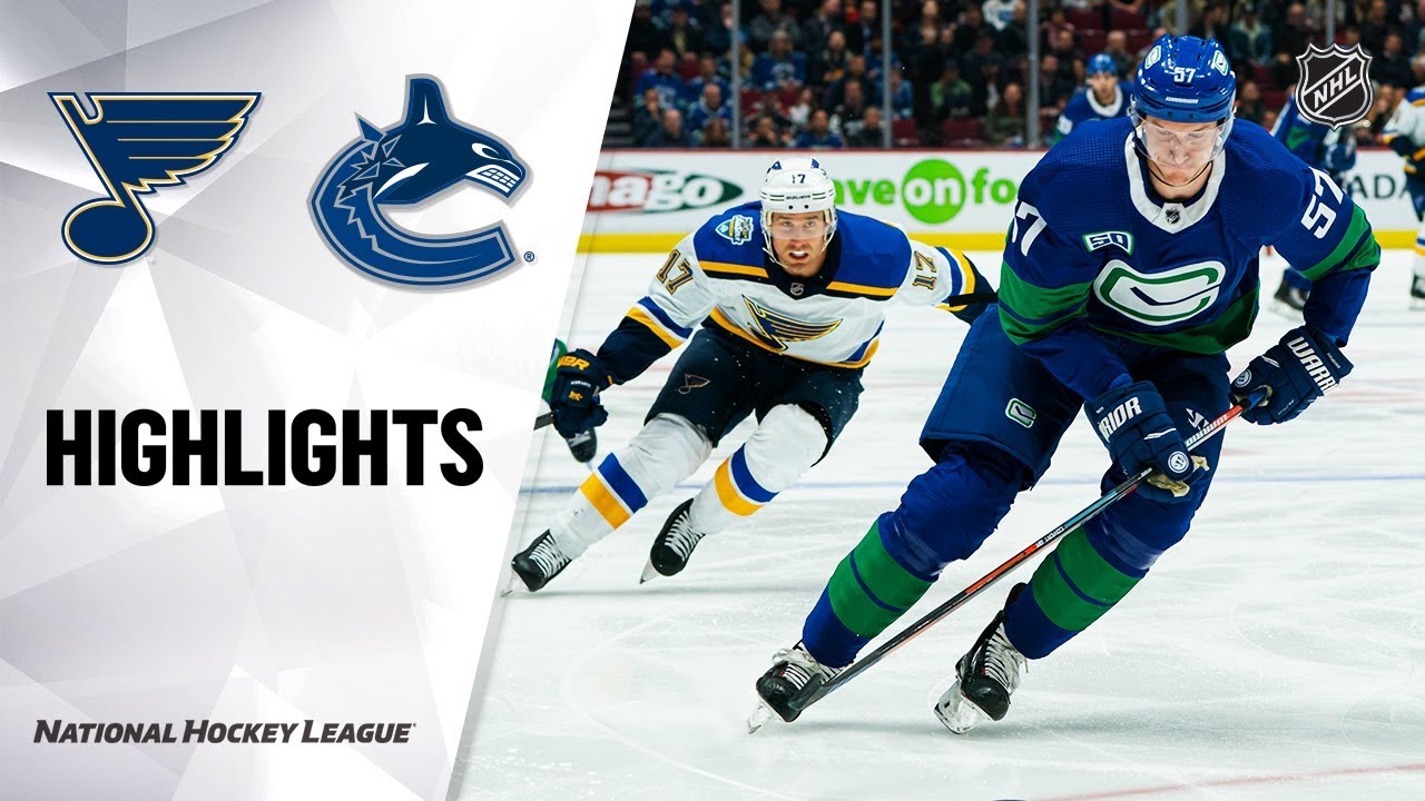 NHL Highlights | Blues @ Canucks 11/05/19 - YouTube