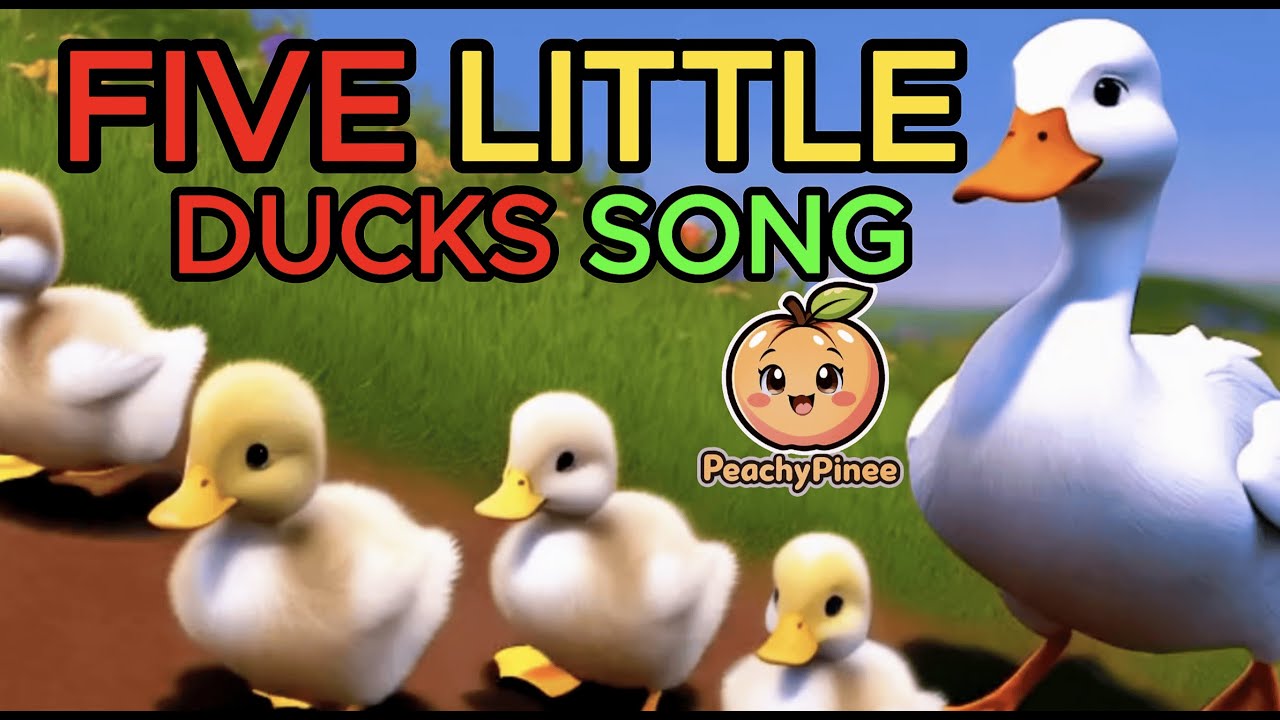 Five Little Ducks | Fun Kids Song with Mother Duck - YouTube