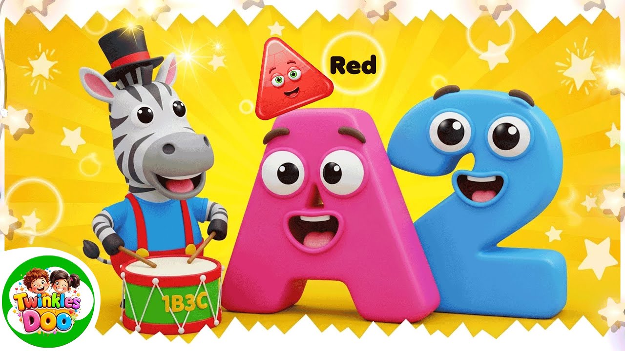 🌟 Learn ABC 123 Colors Shapes and More 🌈 | Baby Learning Videos For 2 ...