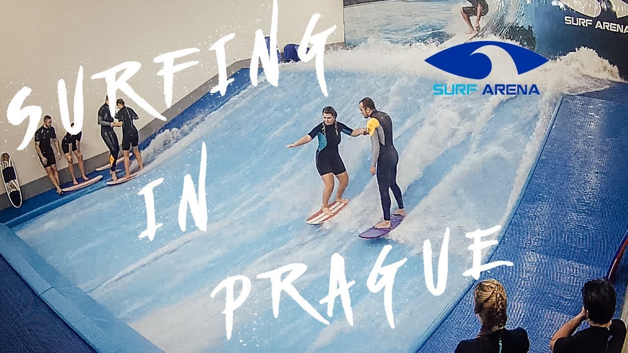Surf Arena Prague / Vyzkoušejte si surfování v centru Prahy - YouTube