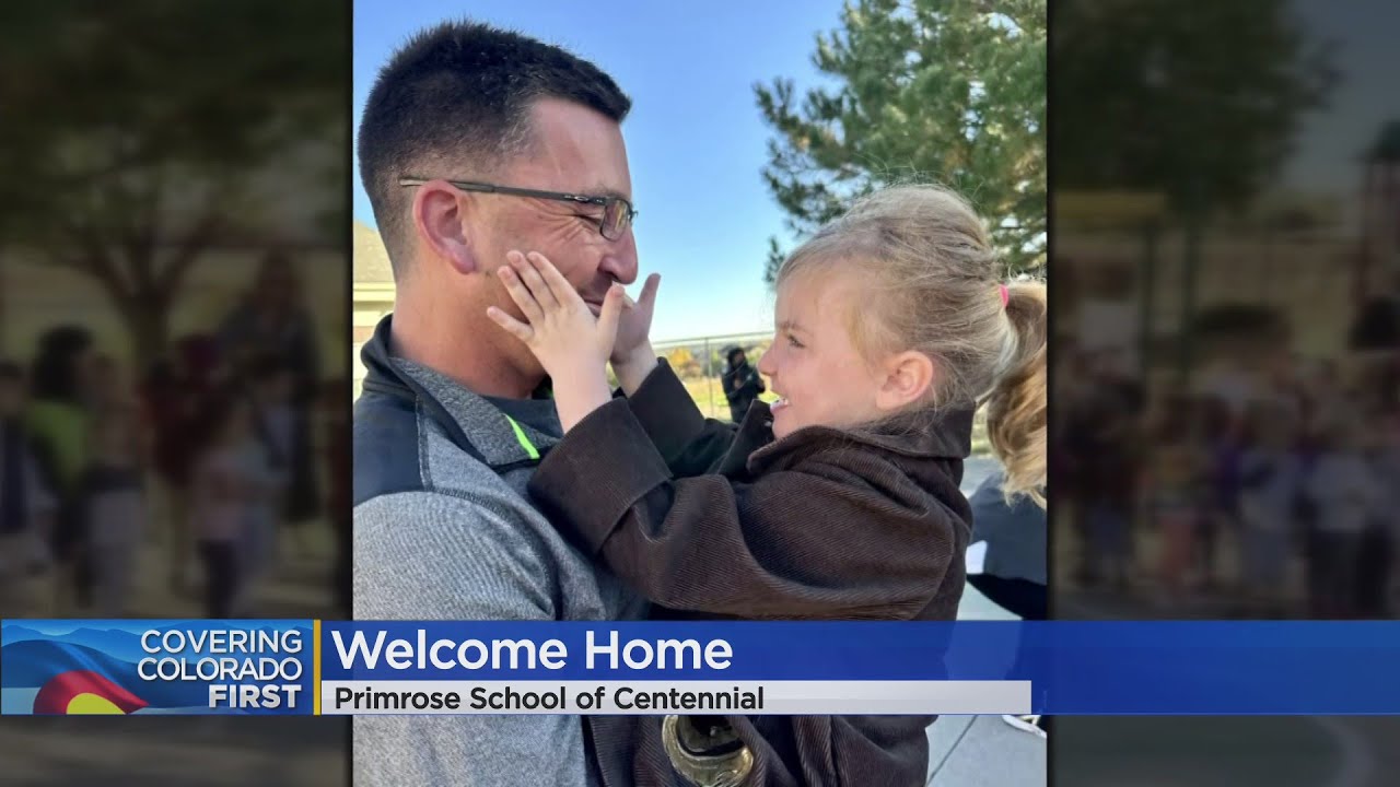 Emotional welcome home for dad, daughter after returning home from ...