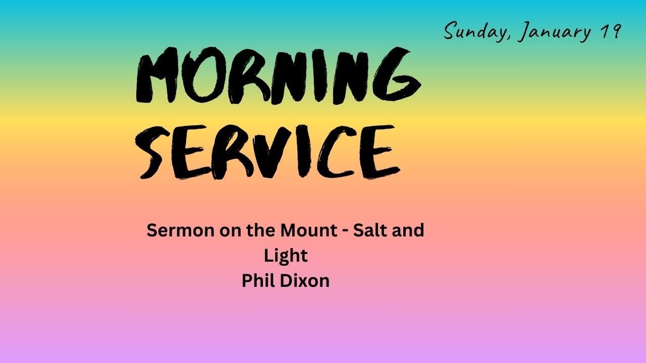 The Sermon on the Mount - Salt and Light - YouTube