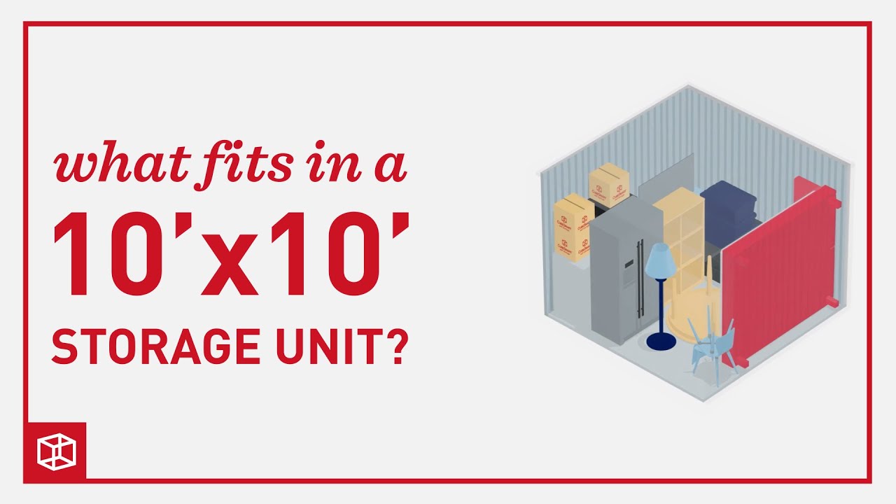 Storage Unit Size Guide 10 x10 YouTube