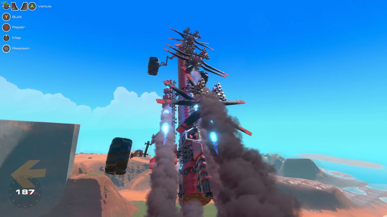 [Trailmakers] Flying Fortress/ Jet Powered Pontoon Boat/ Rocket Car ...