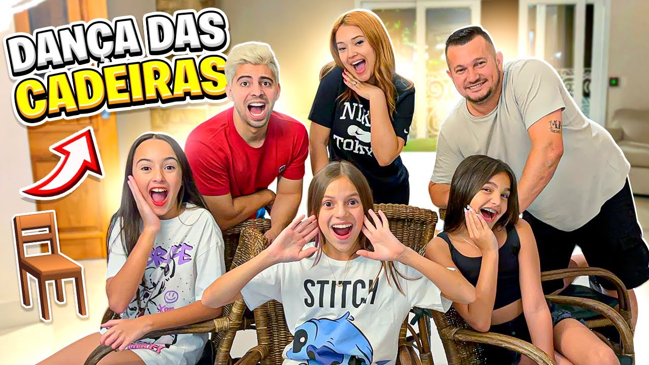 DANÇA DAS CADEIRAS COM JESSICA MALUZINHA E O CANAL DA BELINHA - YouTube