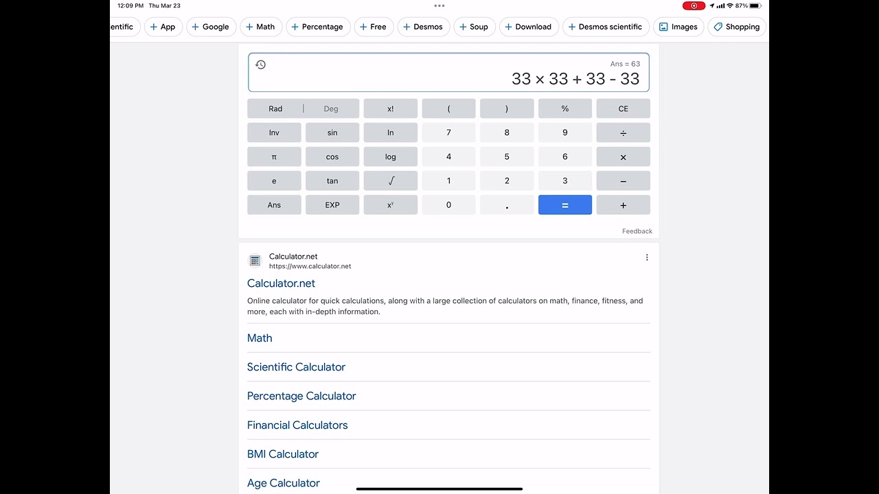 How To Make Your Calculator Say Infinity YouTube How To Make Your Calculator Say Infinity YouTube