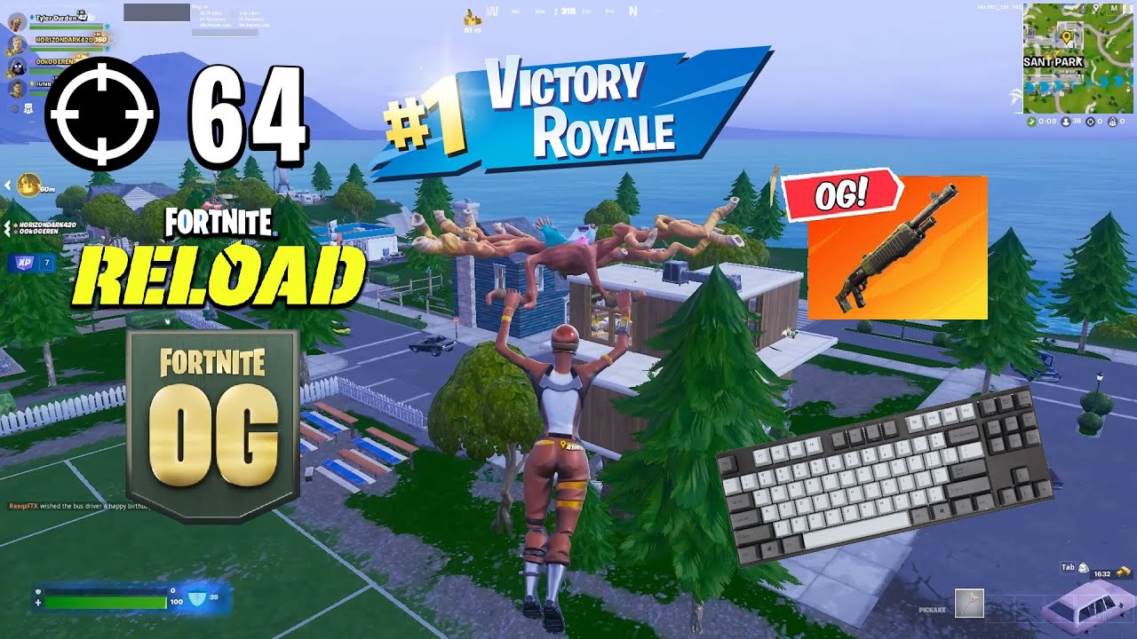 OG Fortnite Reload | High Kill Gameplay | Keyboard & Mouse - YouTube
