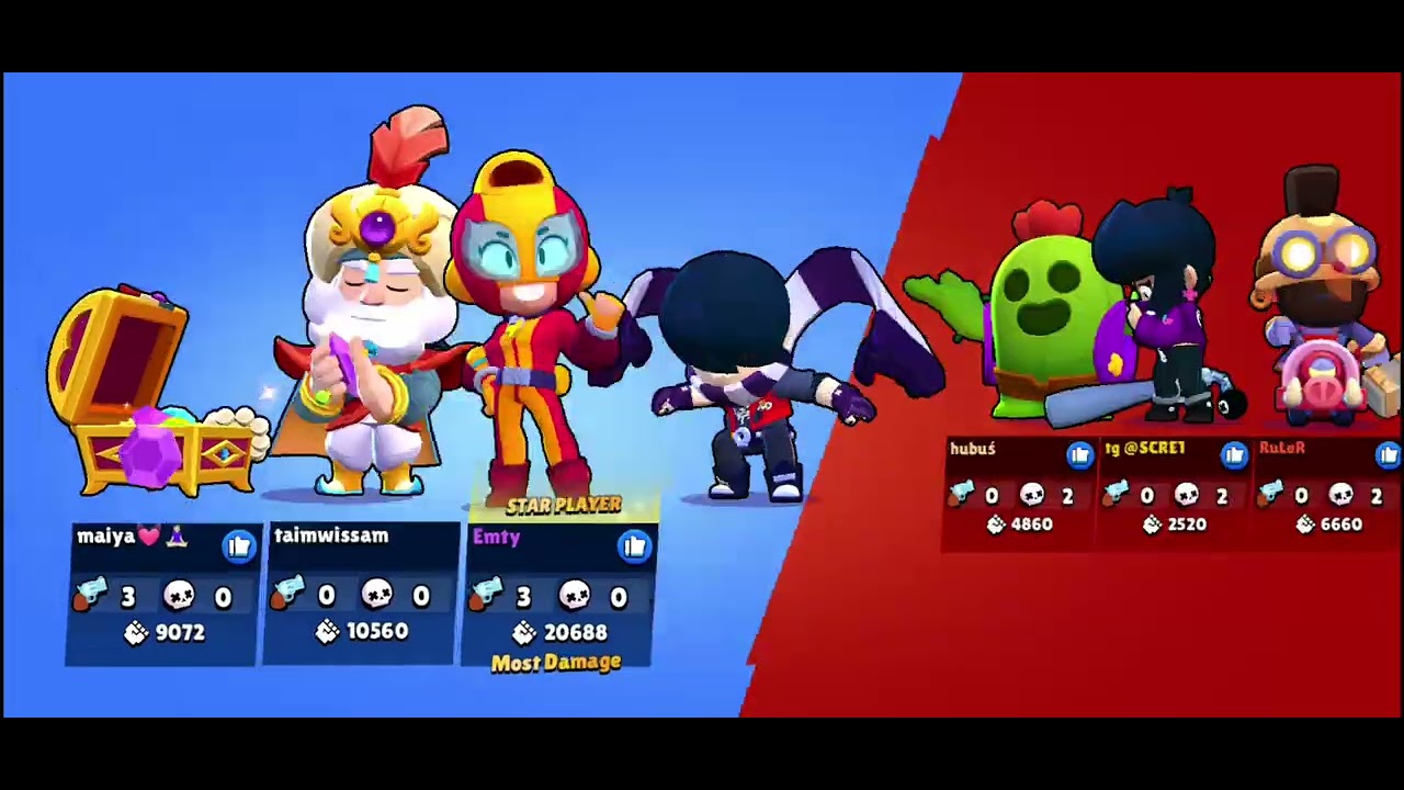 brawl stats3vs3 knoko out🥰 - YouTube