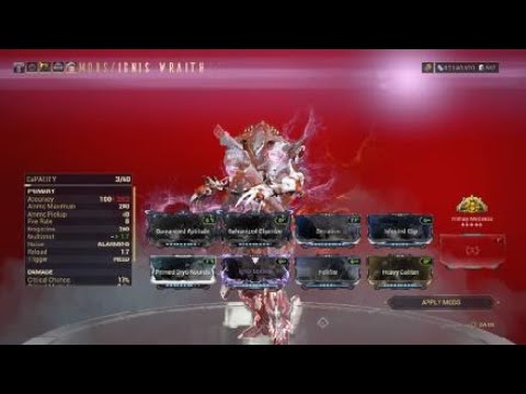 Warframe: Ignis Wraith Builds - Critical Build with Hunter Munitions ...
