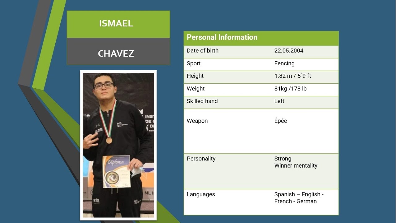 Ismael Chavez - Fencing (Épée) - Mexico - 2023 - YouTube
