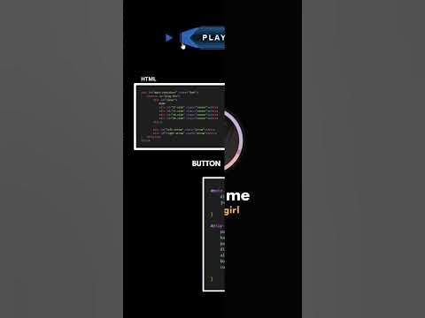 Modern Play Button ️ #webdesign #shortvideo #coding #coder #codinglover #html #html5css3 #bts ...