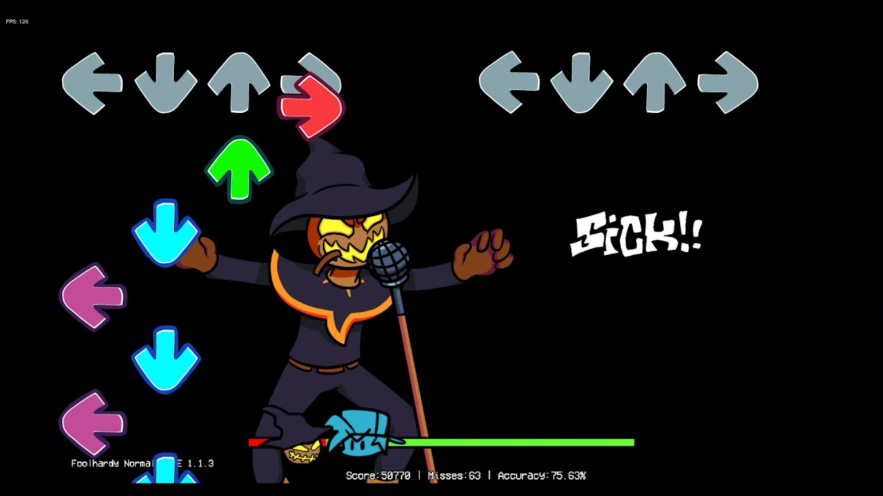 Beating a scarecrow (omg! hardest fnf song!!!!) - YouTube