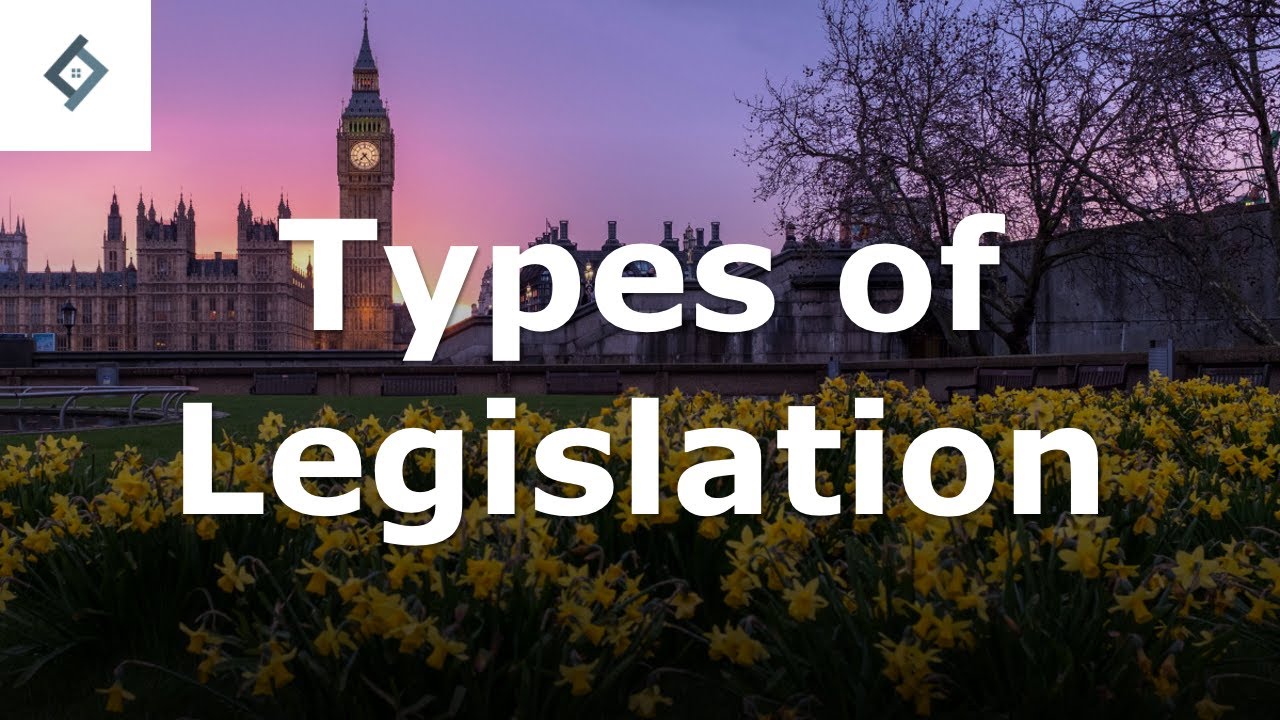 Types of Legislation | English Legal System - YouTube