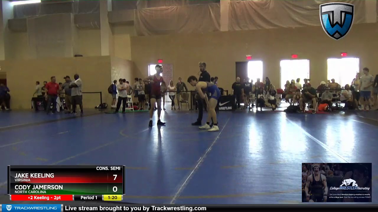 16U 126 Jake Keeling Virginia Vs Cody Jamerson North Carolina - YouTube
