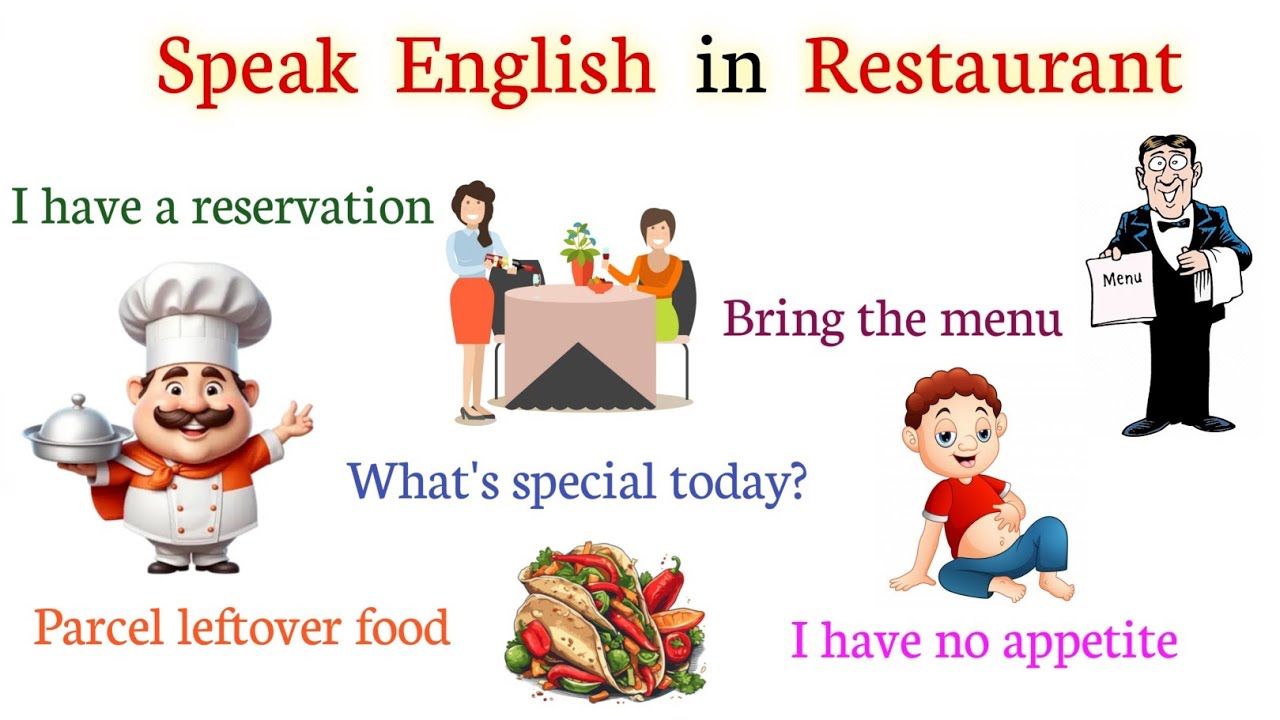 English Sentences for Restaurant | Daily use English Sentences | Common ...