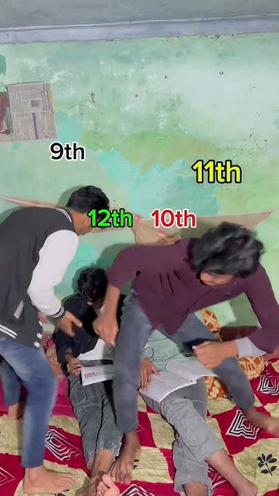 9v/s10. 11v/s12. Pepar kee taiyaaree🤥 #comedy #funny #viralvideo #shorts - YouTube