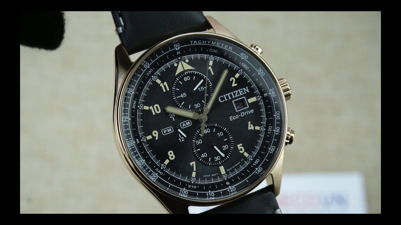 CITIZEN CHRONOGRAPH ECO-DRIVE CA0773-15E - YouTube