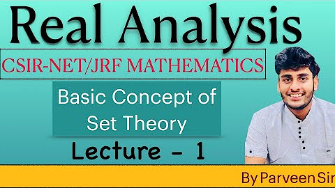 REAL ANALYSIS LECTURE - YouTube