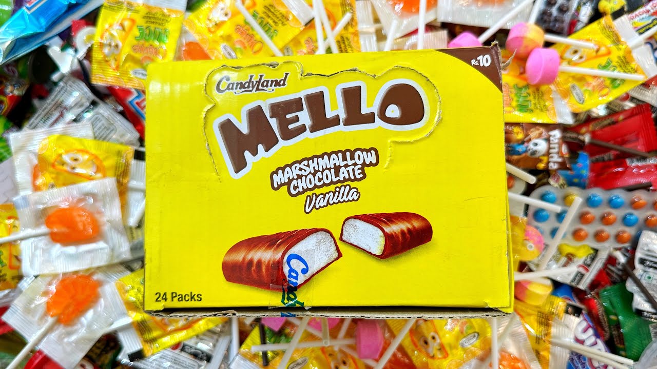 Relaxing Video | Yummy Rainbow MINT MELLO Chocolates,Candies and ...