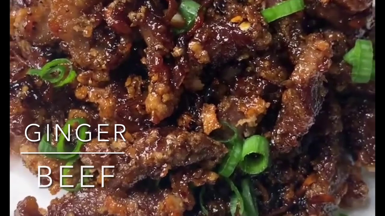 Ginger Beef Recipe Easy as 123 - YouTube