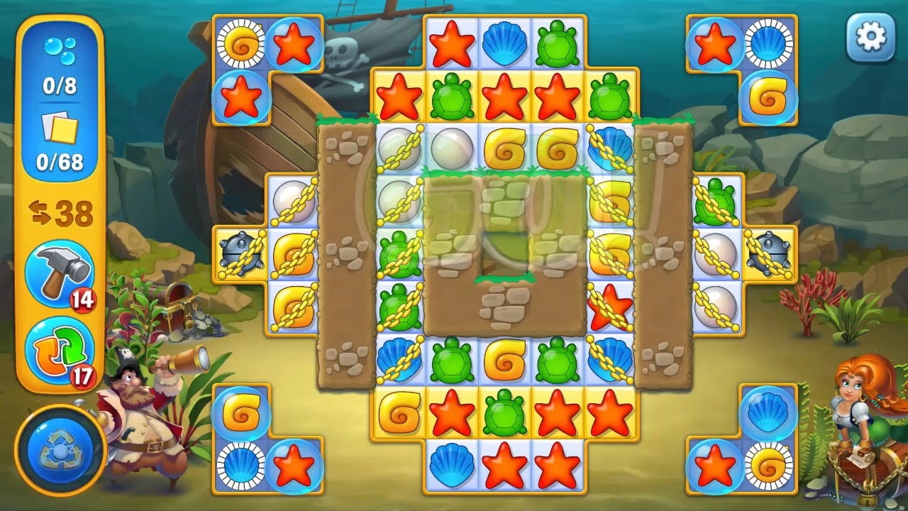 Fishdom SUPER HARD level 891 Gameplay (iOS Android) - YouTube