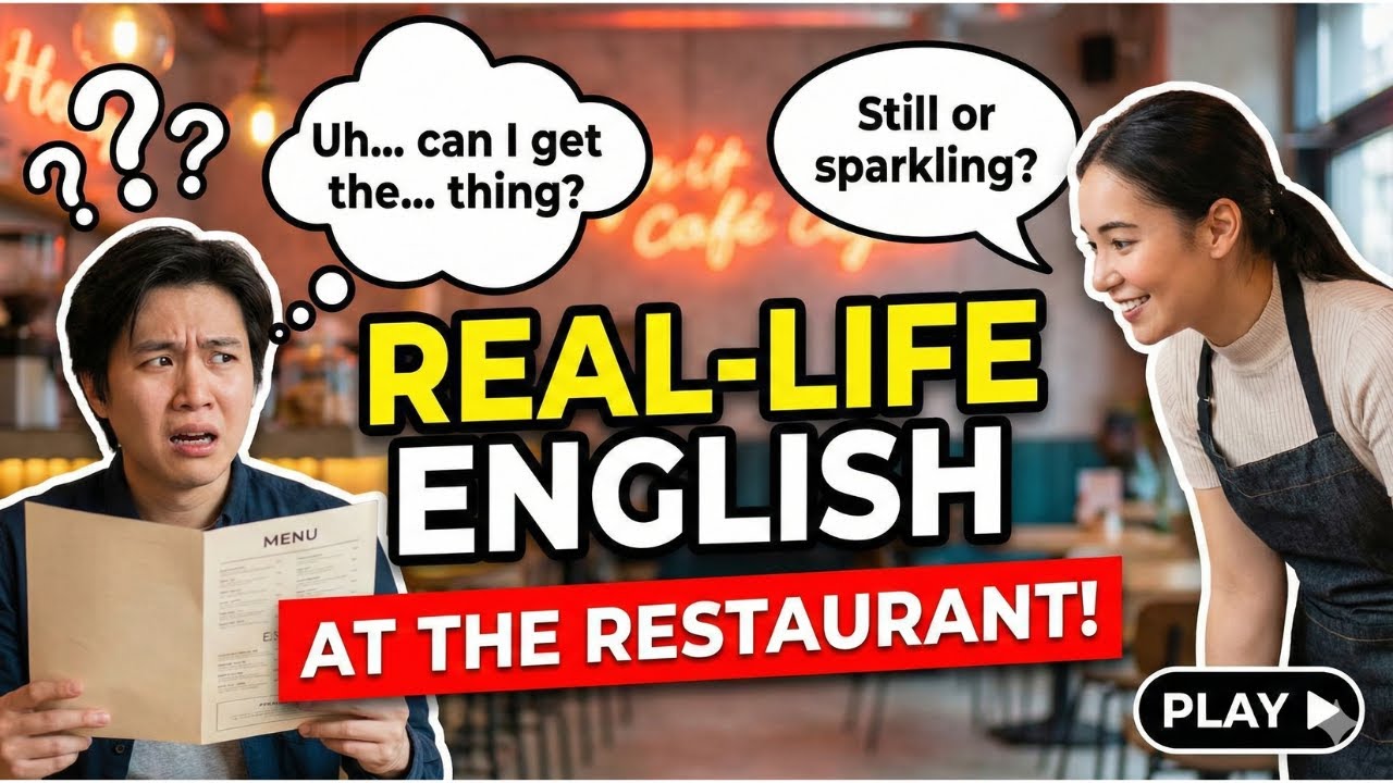 Master English Conversation at a Restaurant: Ordering Food ...