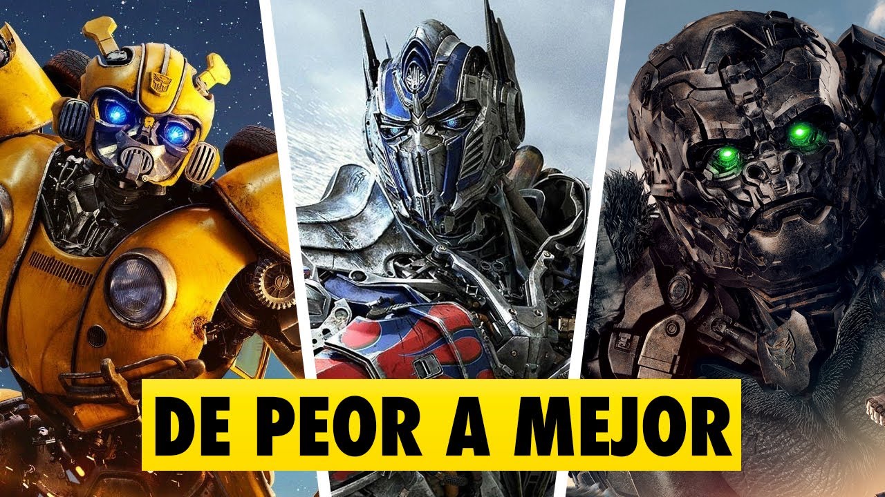RANKING De Toda La Saga De TRANSFORMERS - YouTube