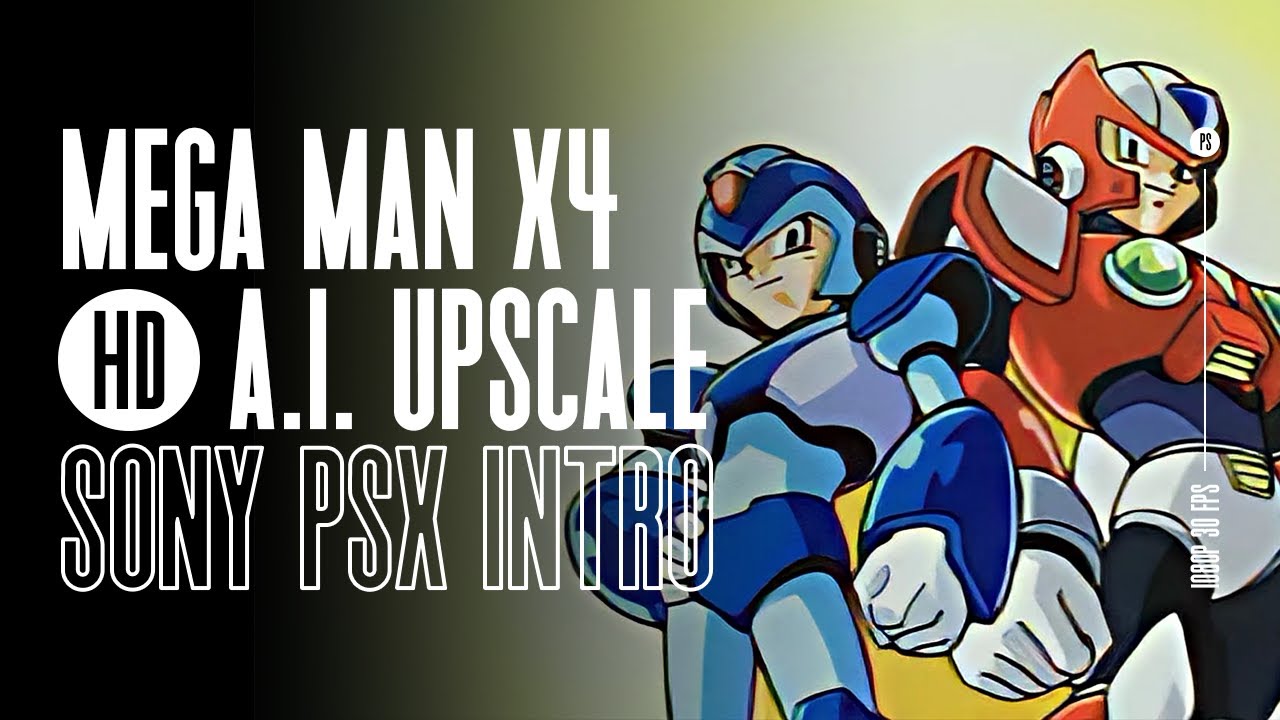 Mega Man X4 - PS1 - AI Upscaled Intro Movie (1080p) - YouTube