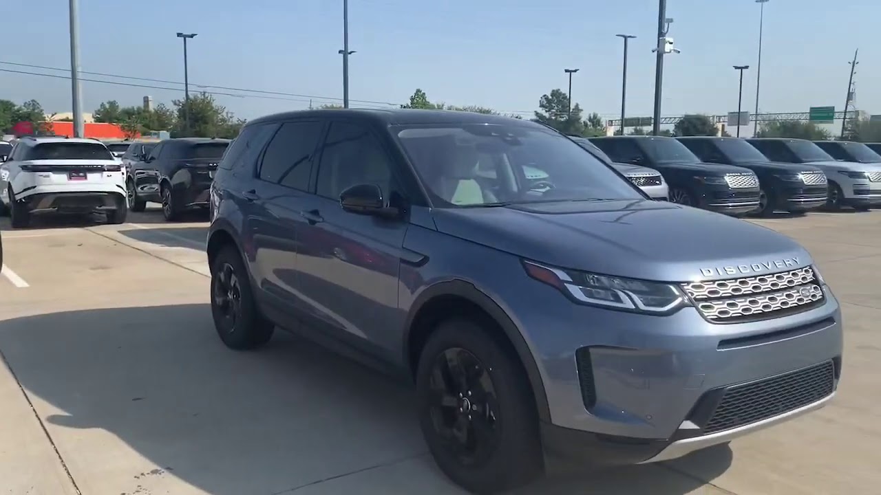 New 2020 Land Rover Discovery Sport in Byron Blue - YouTube
