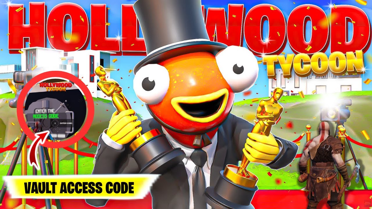 HOLLYWOOD TYCOON Fortnite VAULT ACCESS CODE | Fortnite HOLLYWOOD TYCOON ...