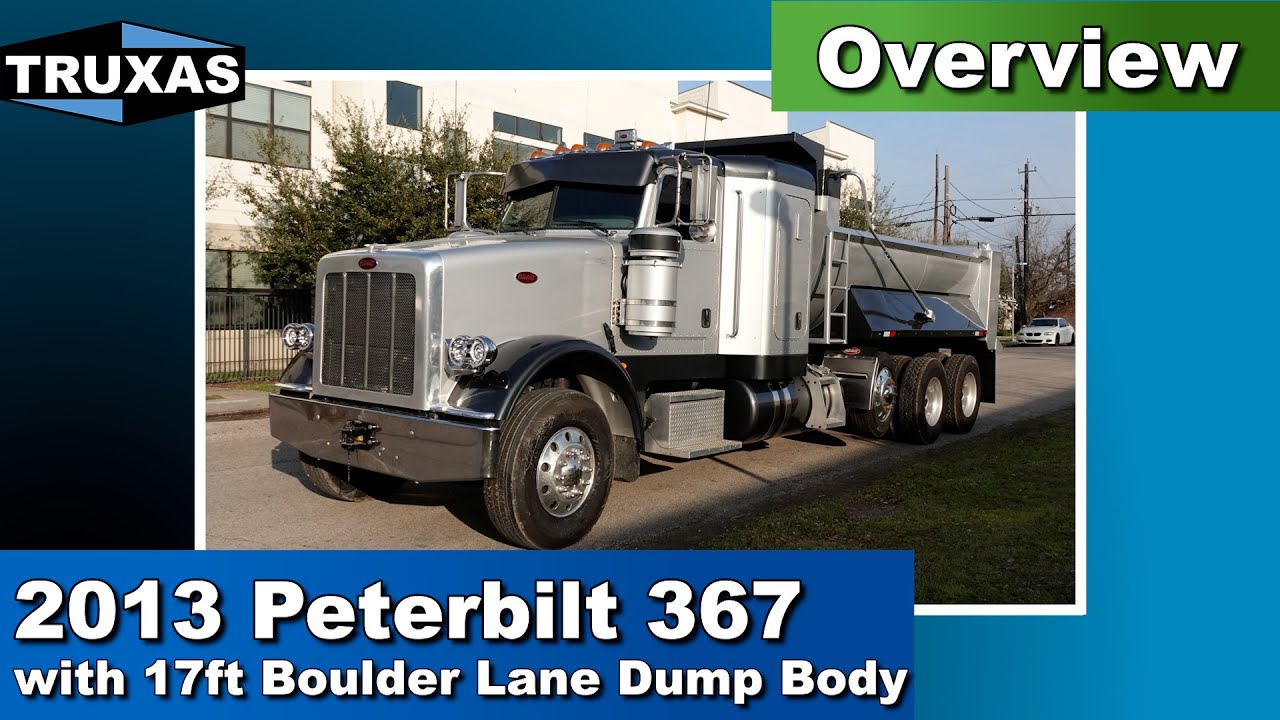 Overview: 2013 Peterbilt 367 with 17ft Boulder Lane - YouTube