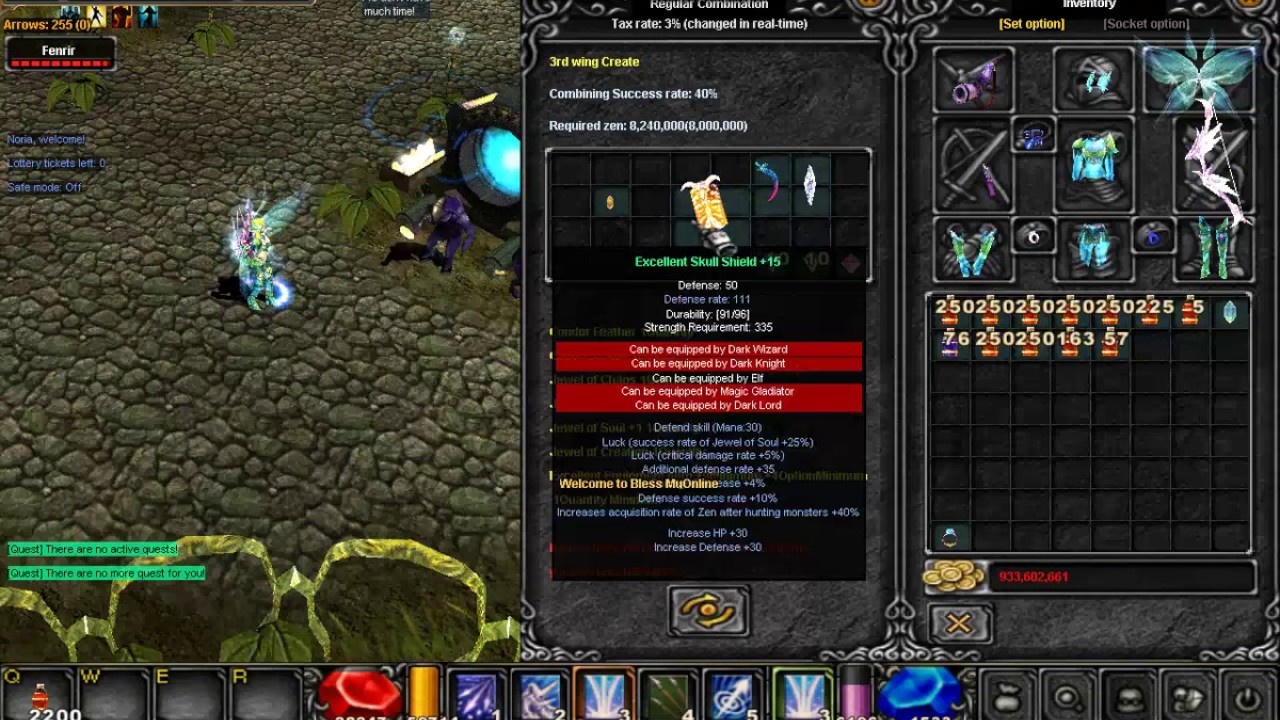 3 wings bk(Mu bless online) - YouTube