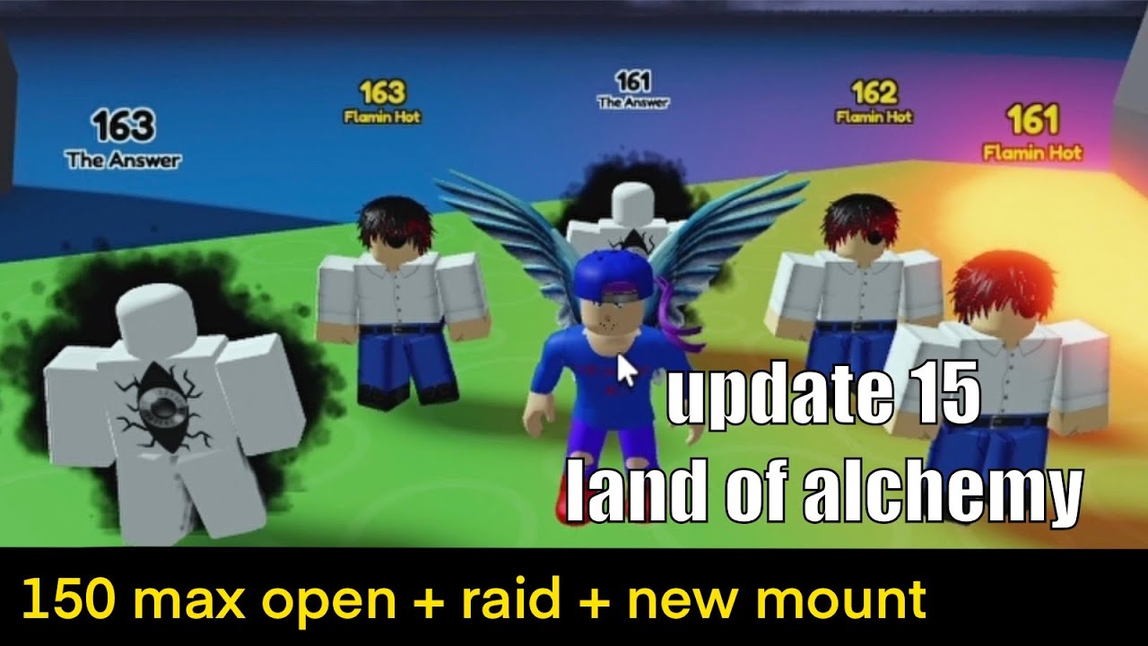 (Update 15) I got everything from the new map Land of Alchemy! |Roblox ...